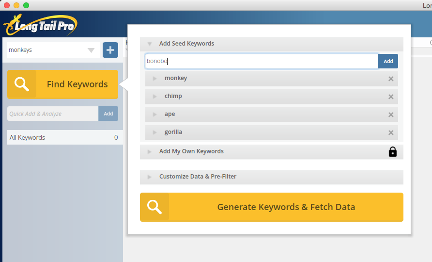 How I use Long Tail Pro